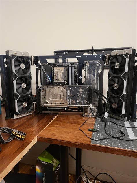 still no tubing has to sort out some mounting issues to make everything fit good news is