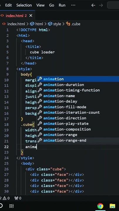 3d Cube Html And Css Coding Javascript Frontend Webdesign Css Youtube