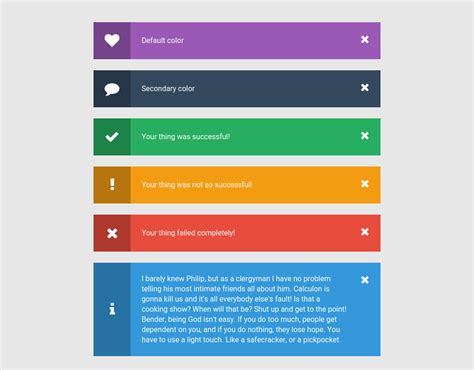 Jquery Css3网页常用带图标提示框样式可删除的提示框样式