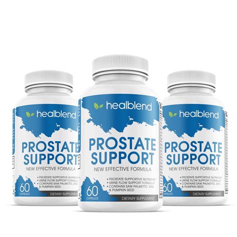 Healblend Prostate Support Supplement For Men Improves Urinary Health
