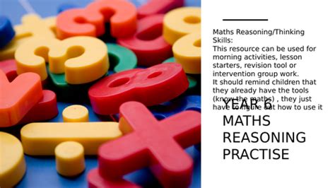 Year 6 Maths Reasoning Practise 2025 Teaching Resources