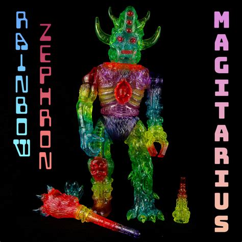 Rainbow Zephron Purple Face Red Eyes Magitarius