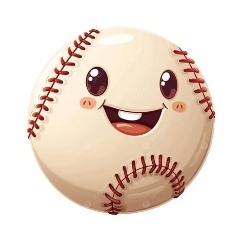 Cute Ball Cartoon Character Baseball Ball Clipart Baseball Clipart Cute Clipart Png