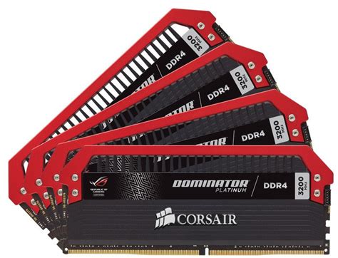 Corsair Anuncia Las Memorias Ram Ddr4 Dominator Platinum Rog Edition