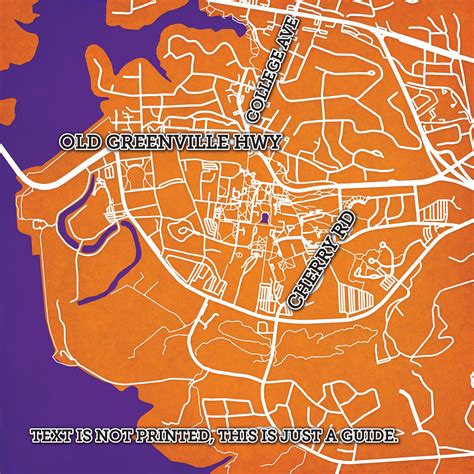Clemson Campus Map