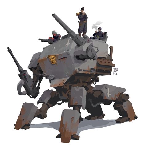Lucian Medium Mech By Zaltys Rimaginarydieselpunk