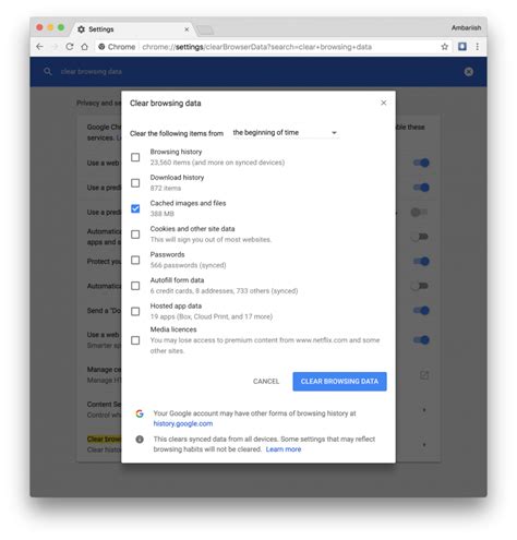 How To Clear The Cache Of Specific Websites In Chrome