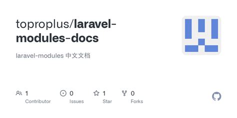GitHub toproplus laravel modules docs laravel modules 中文文档