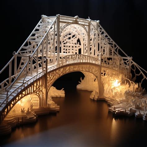 Premium Ai Image Modern And Hightech Bridges Made In Super Detail Ai