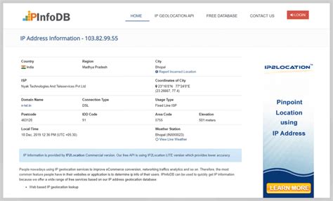 Ipinfodb Reviews Pricing And Features 2022 Formget