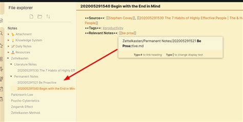 Link To Note Show Md File Instead Of The Right Bug Graveyard Obsidian Forum