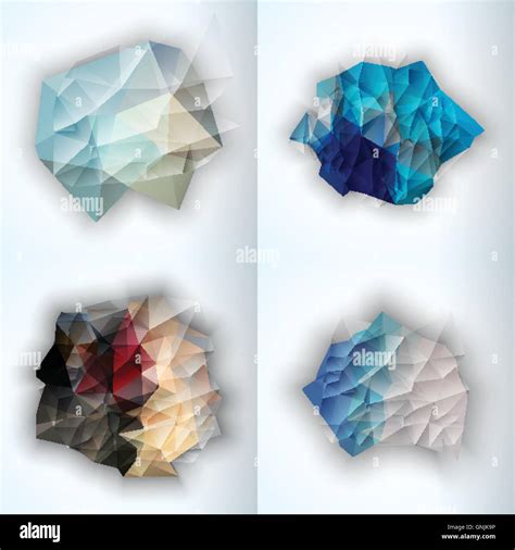 Geometric Triangular Abstract Vector Background Stock Vector Image And Art Alamy