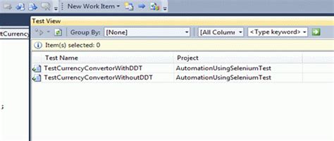 Data Driven Testing Using Selenium Webdriver In C