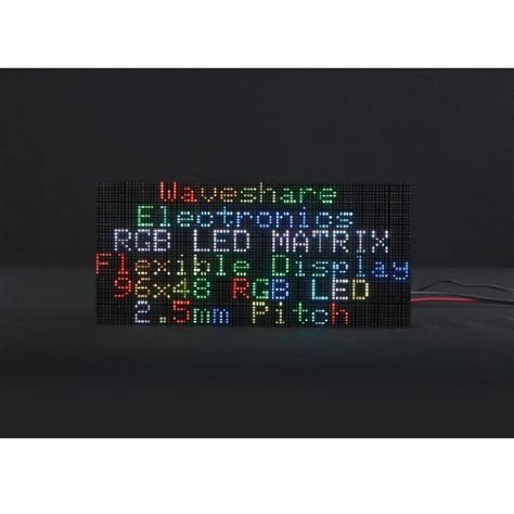 Buy Waveshare Flexible RGB Full Color LED Matrix Panel Adjustable Brightness And Bendable PCB