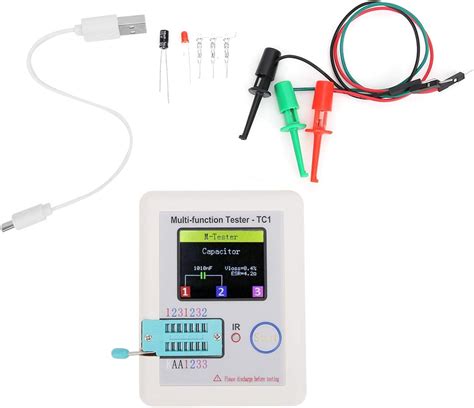 Heayzoki Transistor Tester Multifunction Transistor Tester In TFT Display Screen LCRTC For