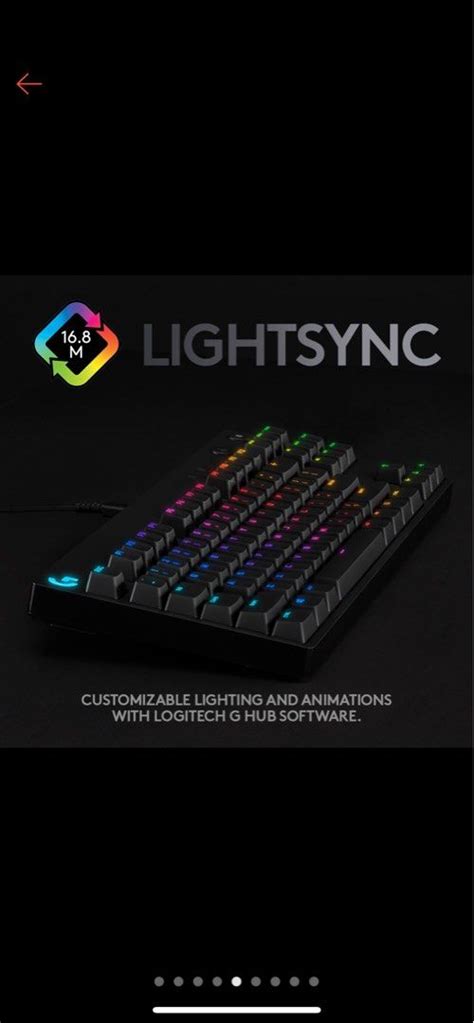 Bnib Logitech G Pro Mechanical Lightsync Rgb Gaming Keyboard Gx Blue Clicky Computers Tech
