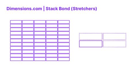Running Bond Dimensions And Drawings