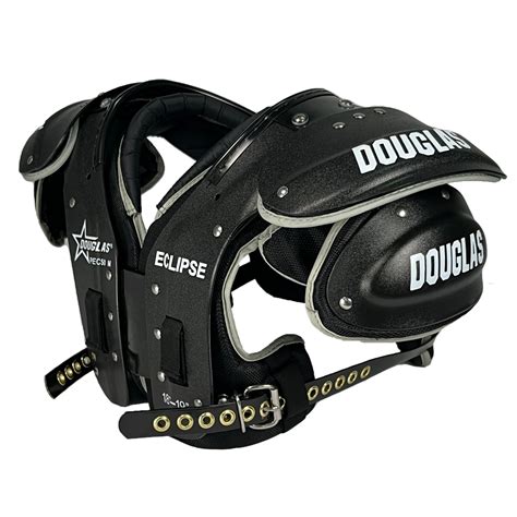 Douglas Eclipse Pec50 Black Edition L Size American Football Shoulder Pads