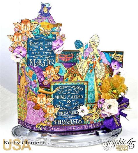 Magical Midnight Masquerade Bendi Card Centerpiece Kathy By Design