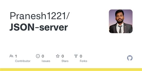 Github Pranesh1221json Server