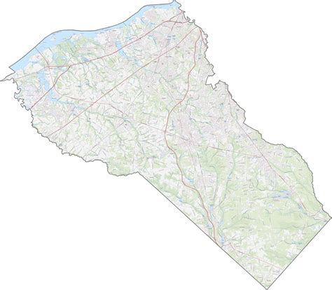 Gloucester County Map New Jersey Us County Maps