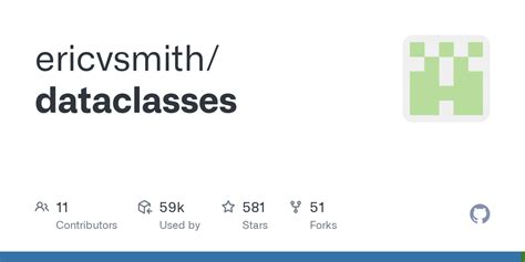 github ericvsmith dataclasses