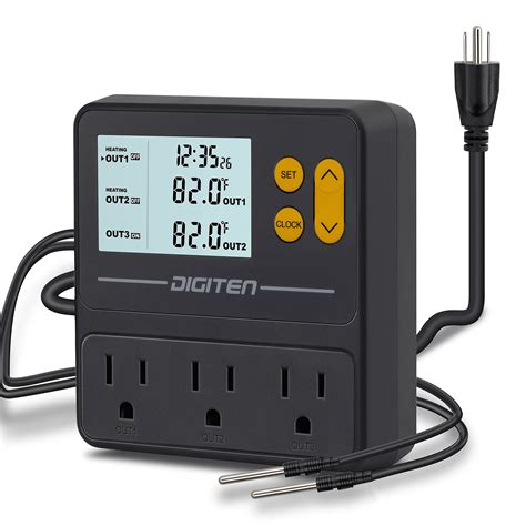 Reptile Temperature Controller With Timer Day Night Timer Thermostat