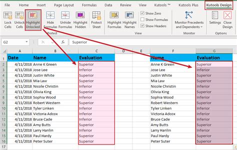 Easily Configure Cells To Be Locked Or Unlocked When Protecting Worksheet