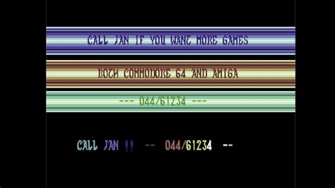 C64 Crack Intro 1988 Jan Intro Youtube