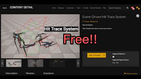UE5 Hit Trace System Short Tutorial Free Download YouTube