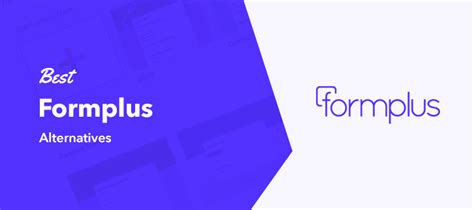 5 best formplus alternatives 2022 formget