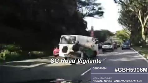 18jul2025 Queensway GBH5906H Nissan Nv350 From City Link Express Changing Lane Without Due Care