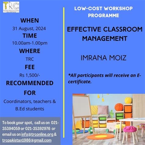 Effective Classroom Management Trc