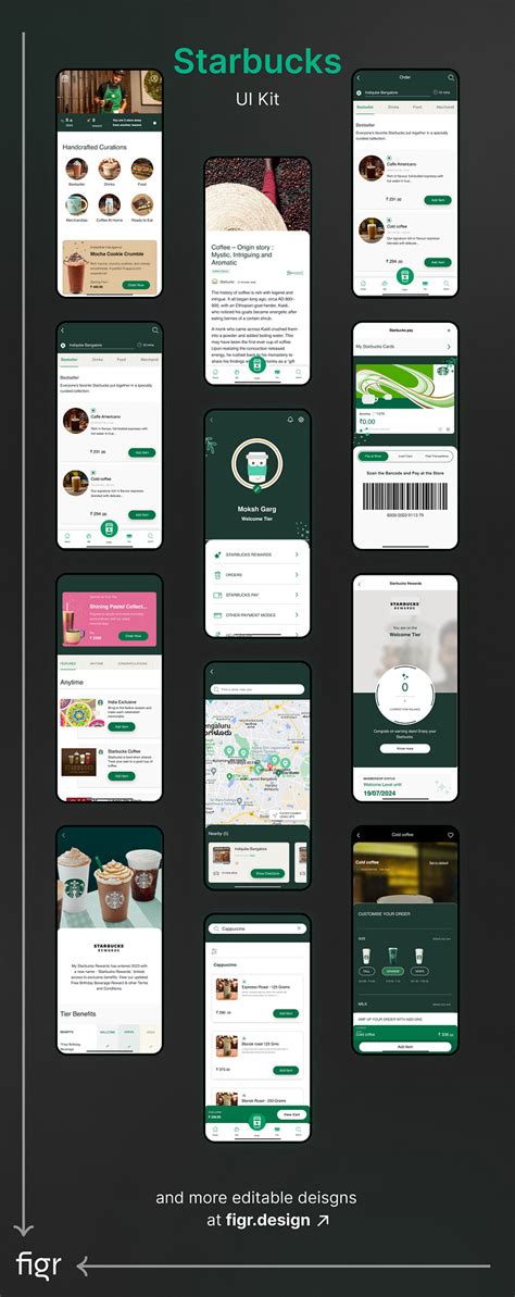 Make Starbucks Ui Your Own By Figr Design On Dribbble