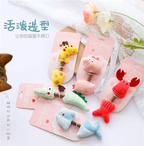 Matatabi Lollipop Soft Plush Catnip Toy Interactive Cat Toy China