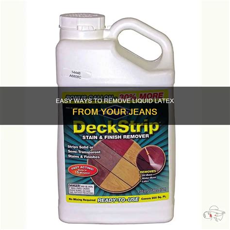 Easy Ways To Remove Liquid Latex From Your Jeans Shunvogue