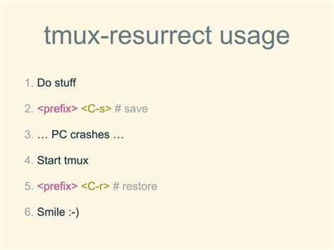 Tmux Development Workflow Ppt
