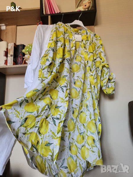 Памучна риза за плаж с лимони в Ризи в гр София Id41521592 — Bazarbg