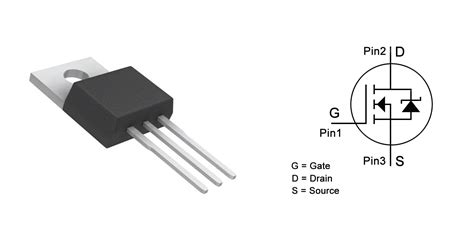 Irlz44 Mosfet Datalabet Circuit Gläichwäerteg Pinout Irlz44 Mosfet Datalabet Circuit Gläichwäerteg Pinout