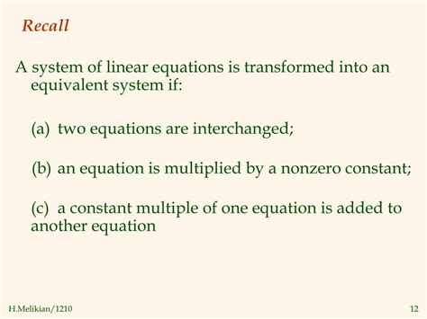Ppt System Of Linear Equations And Augmented Matrices Powerpoint