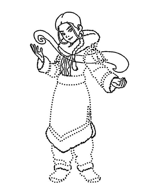 Распечатываем на принтере черно белые картинки аватар Аанг для мальчиков