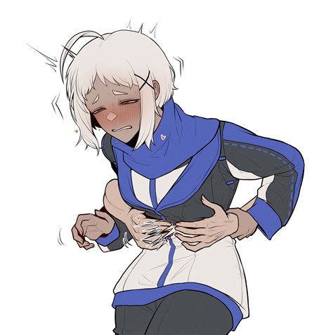 Rule 34 Ahoge Aya Limbus Company Blush Blush Lines Blushing