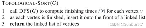 图论（三）：dfs的应用——拓扑排序与强连通分量dfs实现有向无环图拓扑排序 Csdn博客