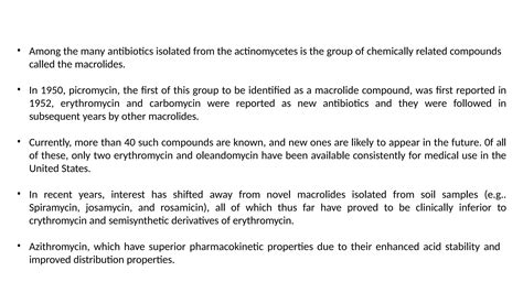 Macrolides Structure Activity Relation Ship Presentations Pptx