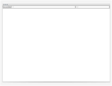 premium vector opened browser window template past your content into it