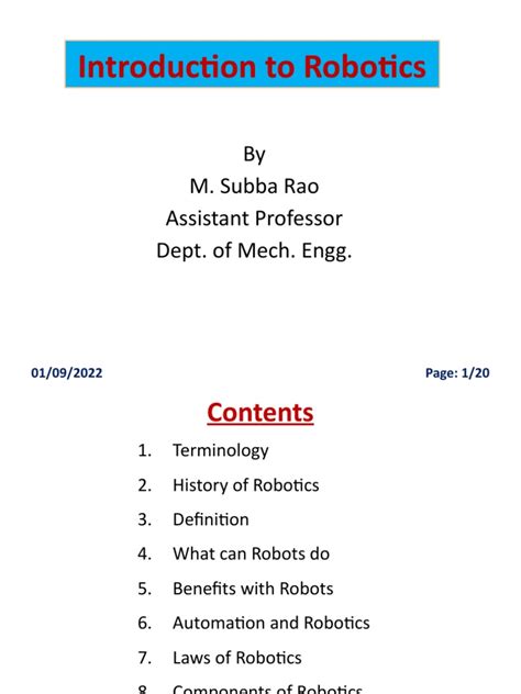 robotics pdf robotics automation