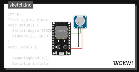 Boceto Potenciometro Wokwi Esp32 Stm32 Arduino Simulator