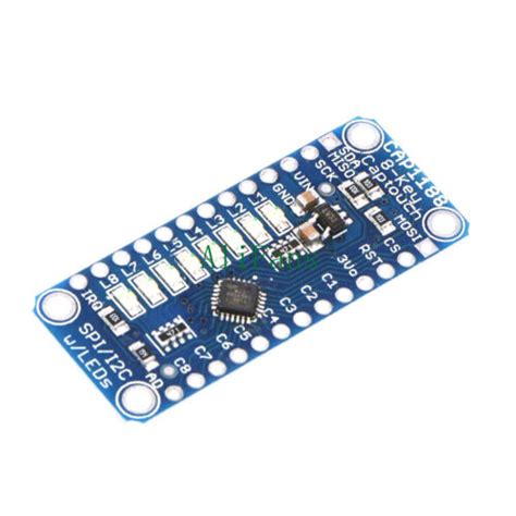 Cap1188 8 Key Capacitive Touch Sensor Module Spi I2c Captouch Led For Arduino Ebay Australia