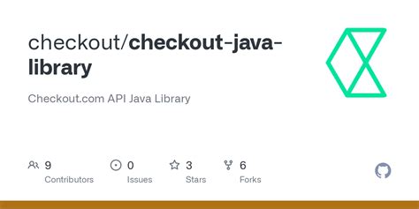 GitHub Checkout Checkout Java Library Checkout API Java Library