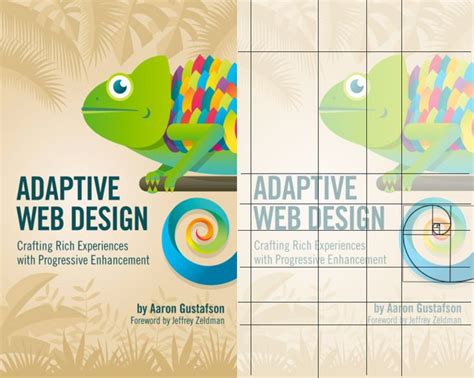 Book Cover Fibonacci Grid Layouts Student Art Design Crafts